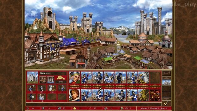 Прохождение Heroes of Might and Magic 3 # 1(Да Здравствует Королева)(Без Комментариев)