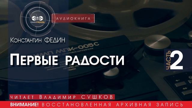 Первые радости - часть 2 - Константин ФЕДИН (читает Владимир СУШКОВ) | аудиокниги слушать бесплатно