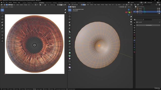 3-2 -Texturing the Eyeball Adding Textures to the Iris