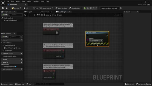 3. Creating a Blueprint Class