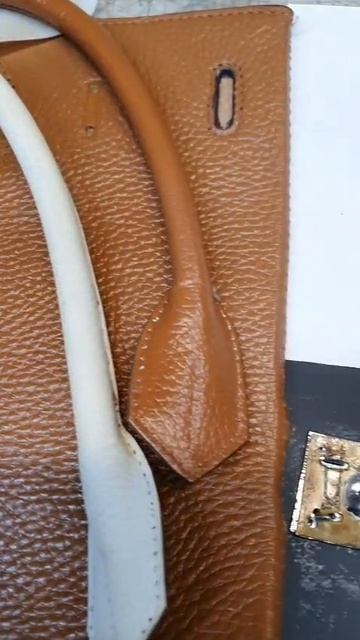 Реставрация сумки Hermes Birkin_часть_04