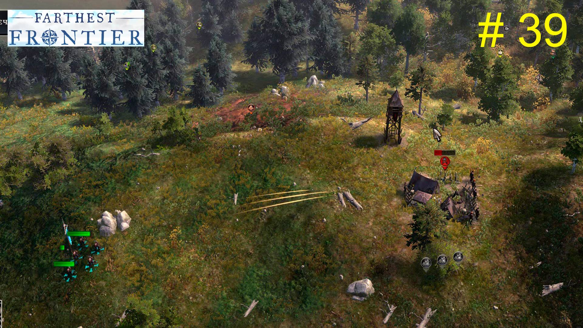 Гиперборея # 39. Уничтожение лагерей налетчиков. Расширение переработки пищи. Farthest Frontier