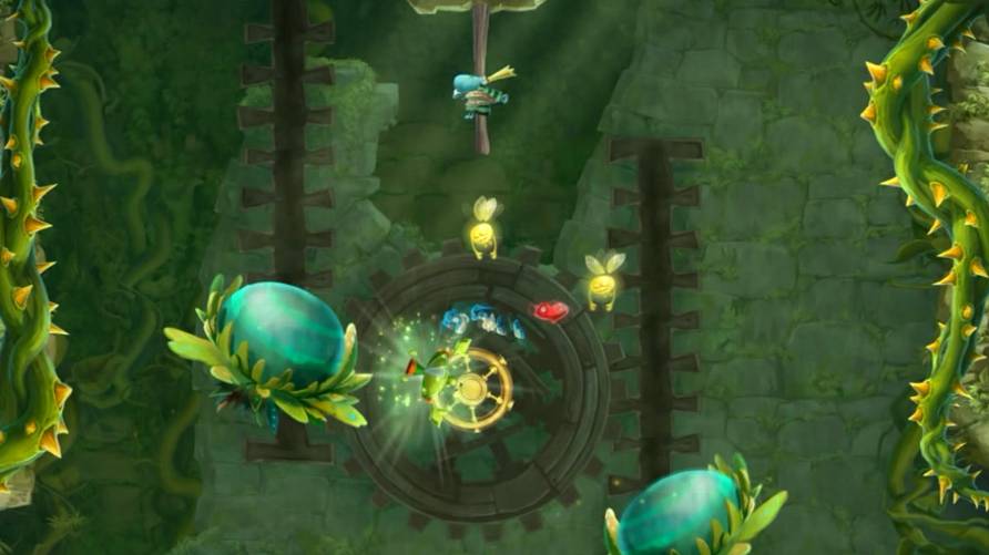 История жабы Rayman Legends. Ветра странных перемен, видео как мультик