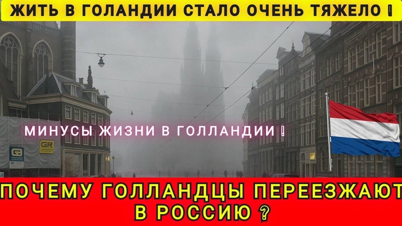 ПОЧЕМУ БОГАТЫЙ ГОЛЛАНДЕЦ ПЕРЕЕХАЛ В РОССИЮ ❗️ МИНУСЫ ЖИЗНИ В ГОЛЛАНДИИ ❗️