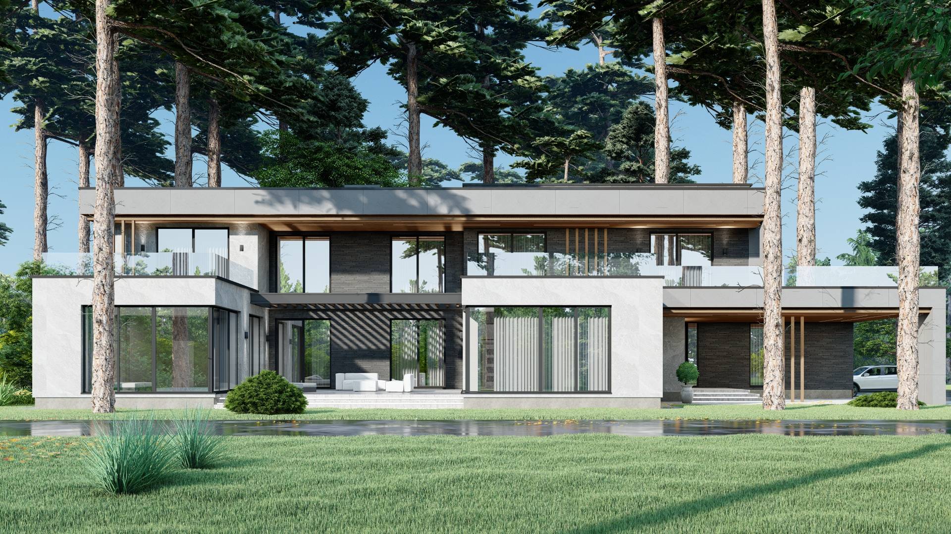 Проект двухэтажного дома 380 кв.м