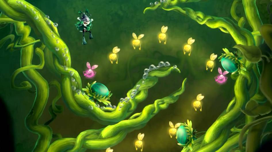 Игра Rayman Legends спасите Аврору, испытание глубина 600 футов