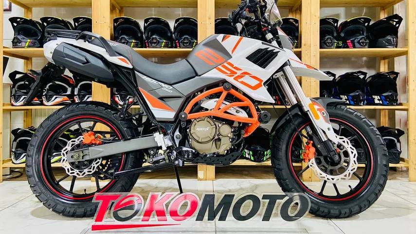 Мотоцикл турэндуро ROCKOT HOUND 250 (белый-оранж., ЭПТС)