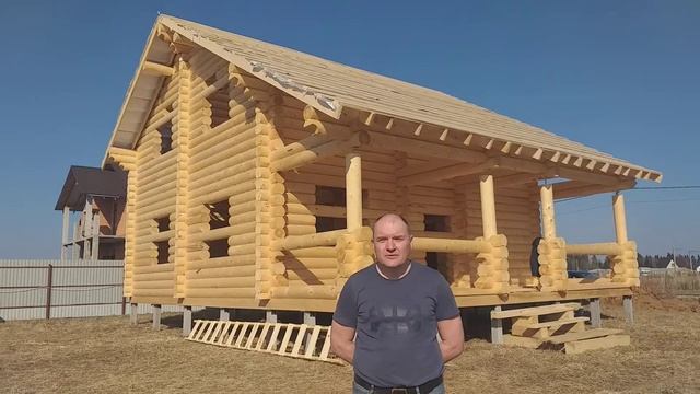 Отзыв заказчика. Дом из бревна по проекту Серпухов