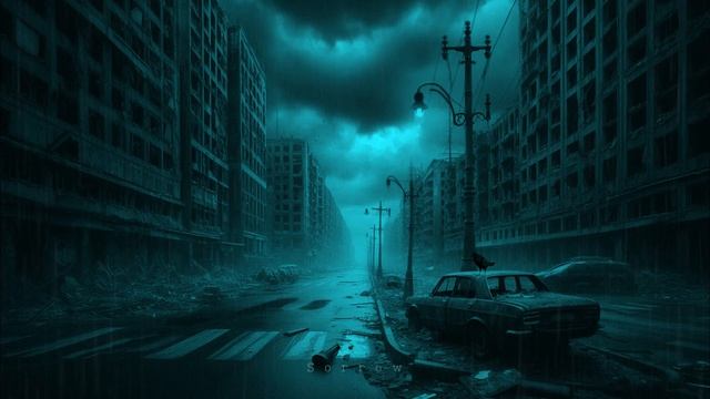 Haunted City Sound ｜ Ghostly Murmurs, Rain Sound, ASMR Horror