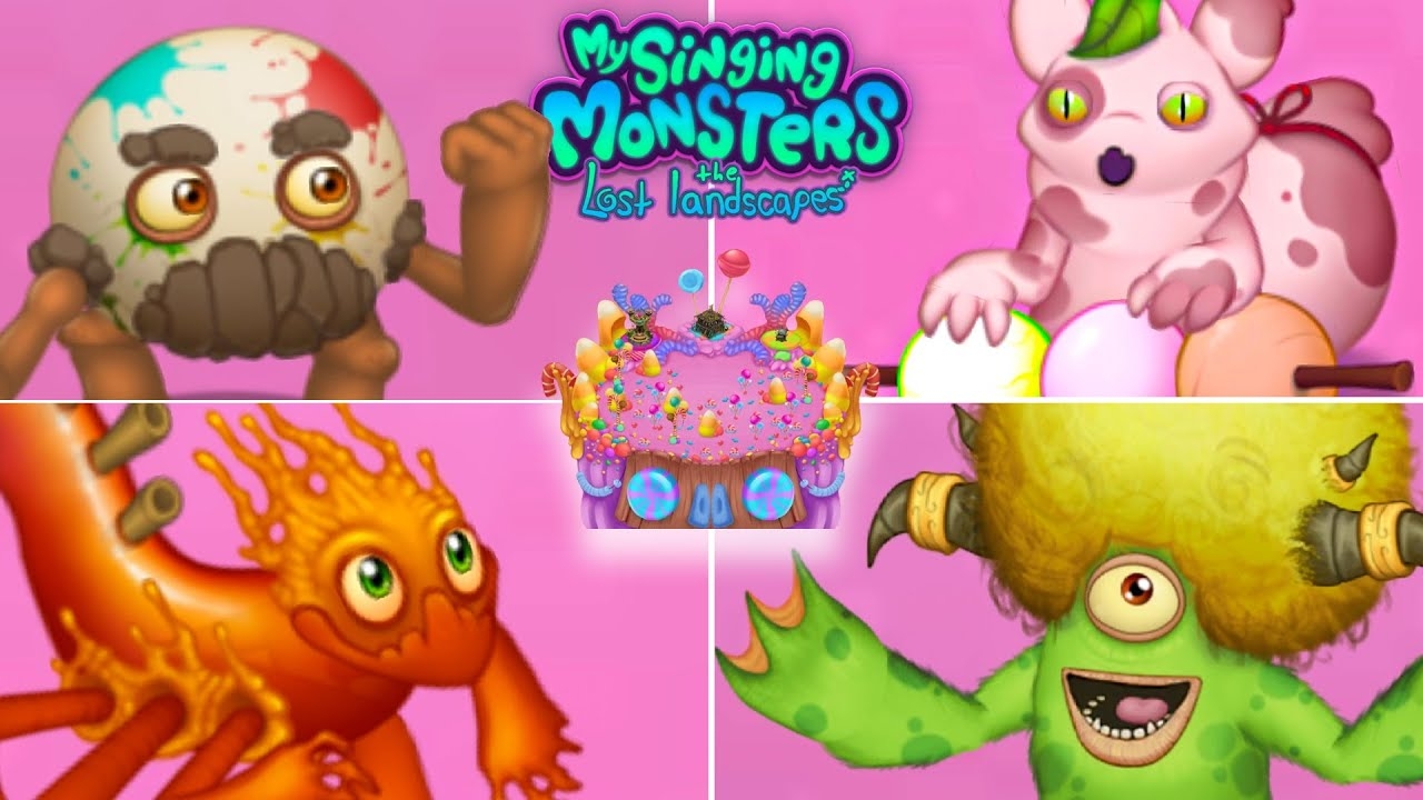 Остров Конфет - Все Монстры, Песни и Анимации (My Singing Monsters, Мои Поющие Монстры, Msm, Мсм)