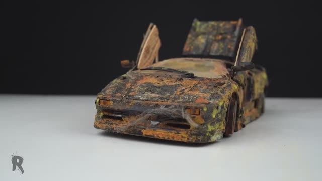 Реставрация модельки Lamborghini Diablo
