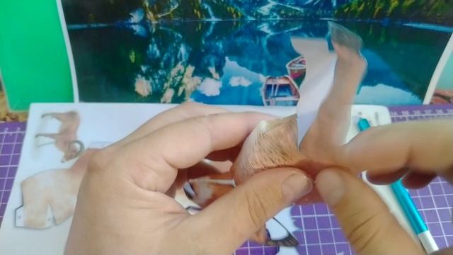 Горный баран из бумаги своими руками.