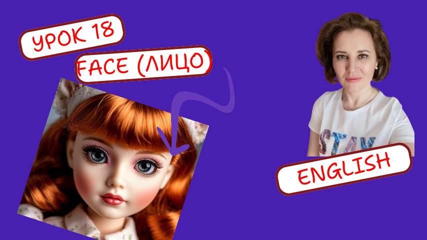 Урок 18 Части тела. Часть 1. "Head"