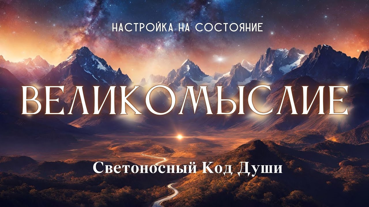 Великомыслие. Настройка на состояние #весталия #СКД #настройка_на_состояние