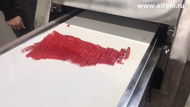 Нарезка красной рыбы на устройстве нарезки (рыбы, мяса, филе, овощей) ИПКС-074-01-200Ч(Н)