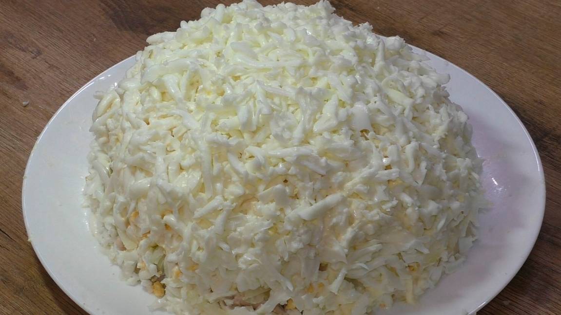 Салат "Невеста" с курицей (Вкусный и Нежный). Съедается первым!