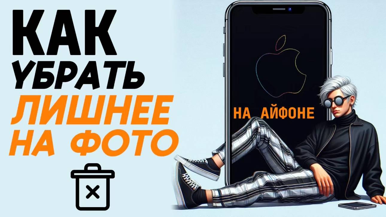 Как убрать лишнее на фото на айфоне? Как на фотографии убрать лишнее на айфон? #iphone #айфон