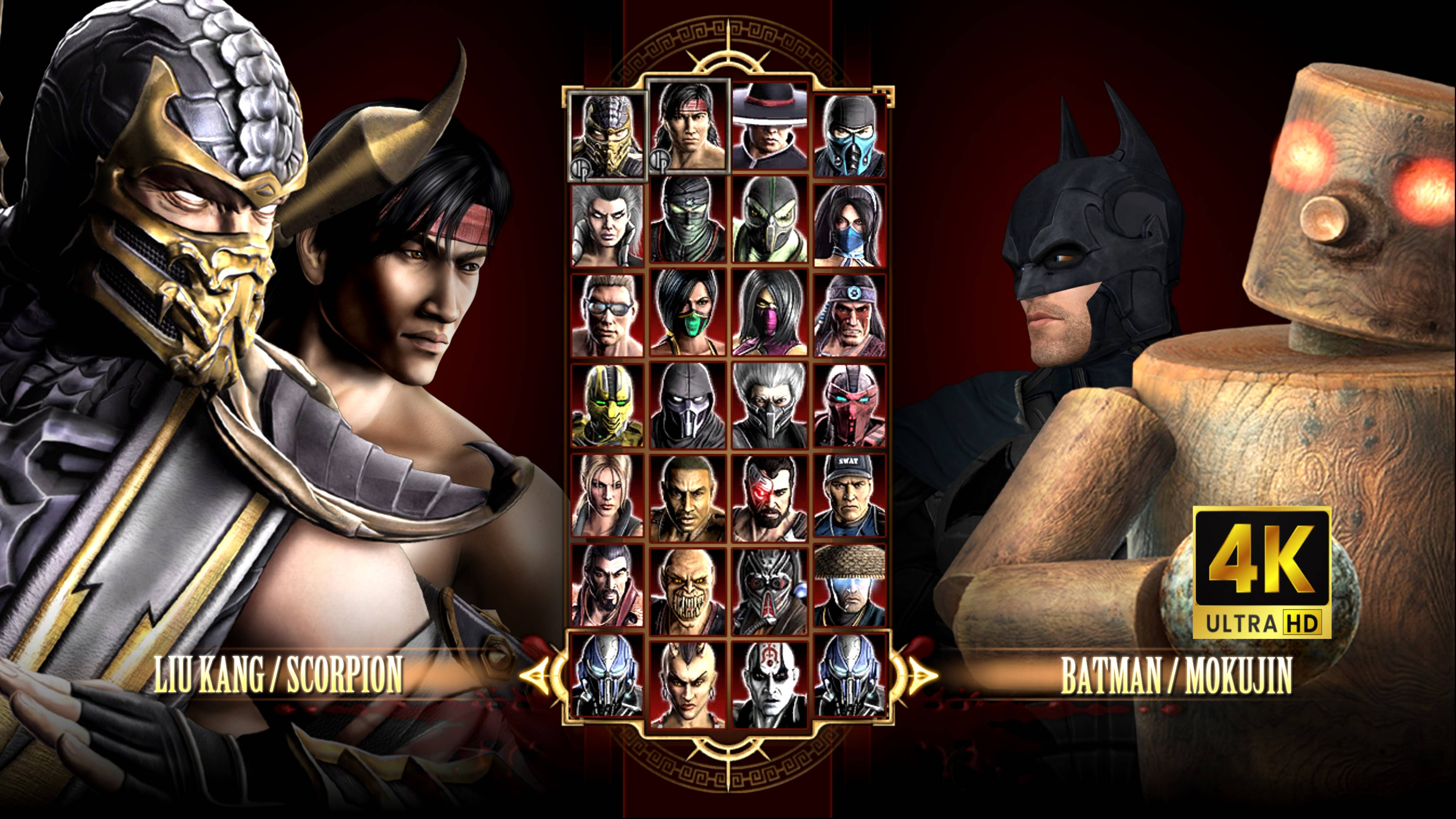 Игра за Scorpion order of darkness & Kazuya в Mortal Kombat Komplete Edition на PC Expert в 4K