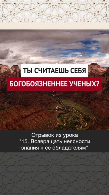 Ты считаешь себя богобоязненнее ученых? || Динар абу Идрис #ислам #факты #истина #вера #коран #аллах