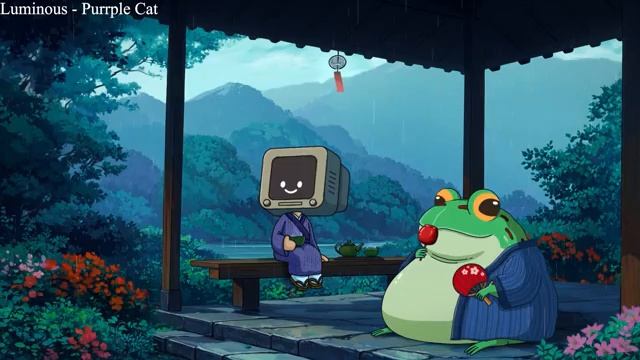 a quiet and peaceful rainy day calm your anxiety relaxing music chill lo-fi hip hop beats