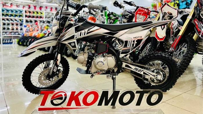 Питбайк Regulmoto PILOT EA 14 12 Серый-черный