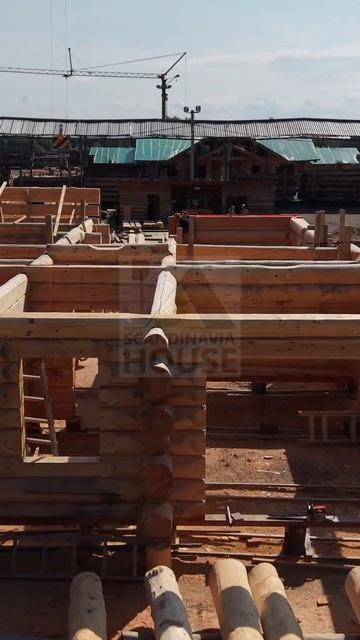 Как строят дома из сруба