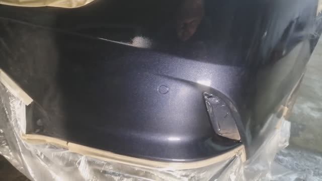 Как подготовить и покрасить переходом задний бампер в Hyundai Sonata 2019г