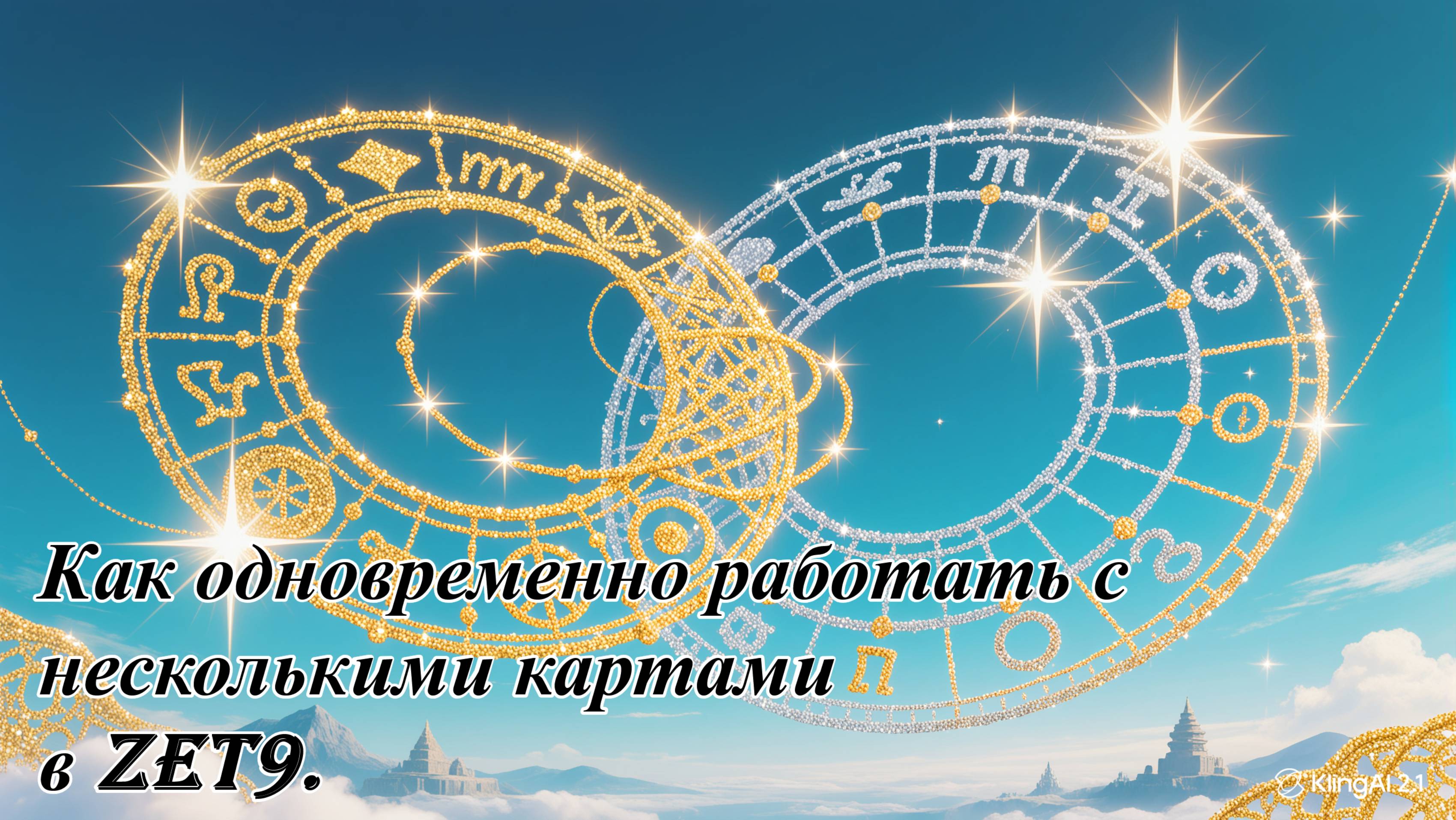 Как одновременно работать с двумя картами в Zet 9.