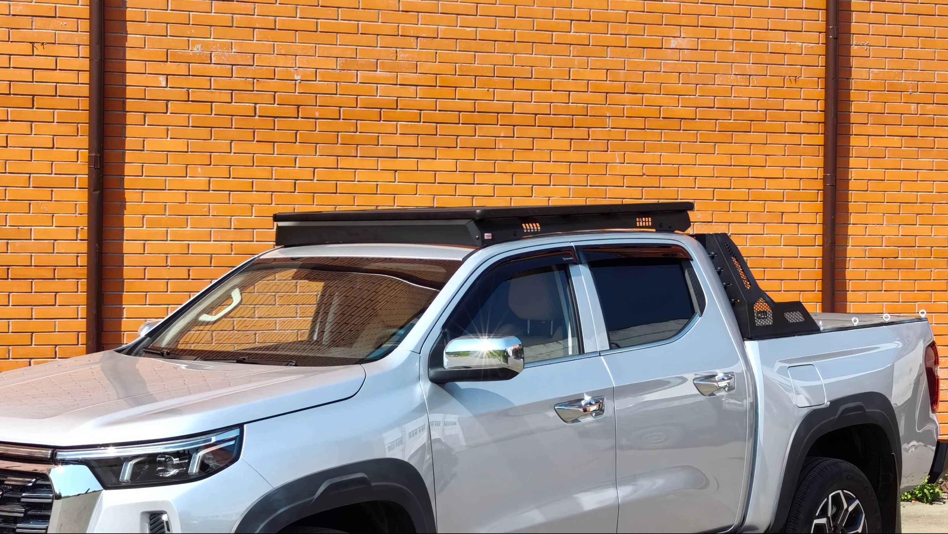 Changan Hunter Plus: ставим алюминиевый багажник РИФ