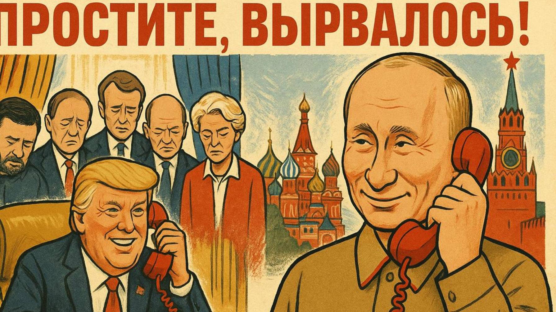 20.08.25 | “Простите, вырвалось!” №245 | Встреча Трампа с Простроченным и его курами из Европы