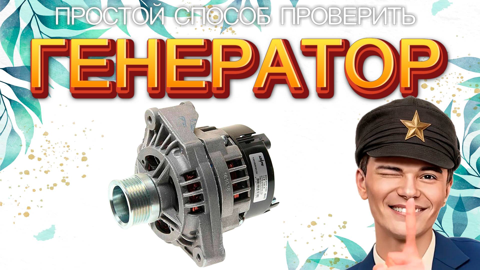 ПРОСТОЙ СПОСОБ ПРОВЕРИТЬ ГЕНЕРАТОР