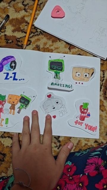 СТИКЕР БУК ПО МИРУ ДЕНДИ!!!!