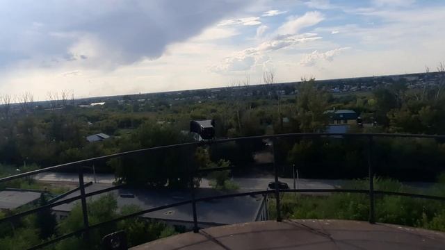 Вид с водонапорной башни на ул. Оросительной, 225.😊