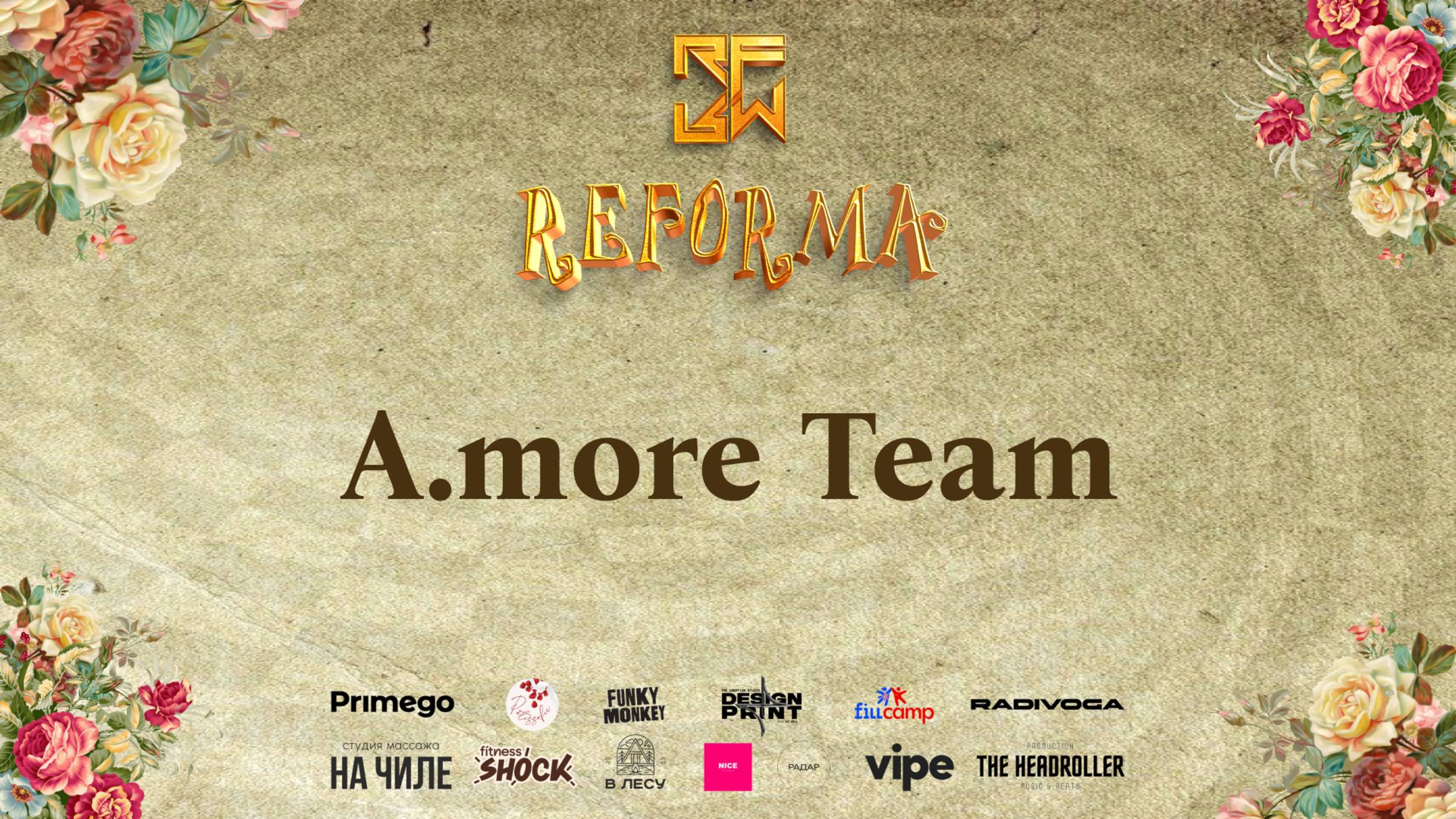 A.more Team |STYLE FRAME UP| Front Row