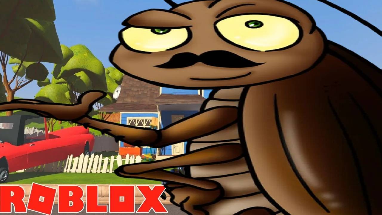 ПРОБИРАЕМСЯ К УСАТОМУ ТАРАКАНУ ВМЕСТЕ С САШЕЙ RAYSER В  ROBLOX