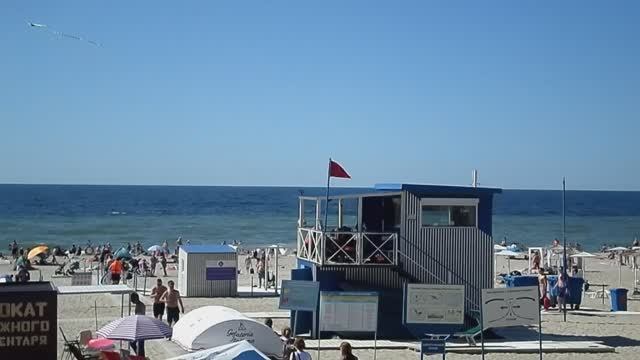 揚塔爾內海灘。加里寧格勒州