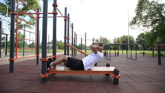 Пресс на прямой лавке