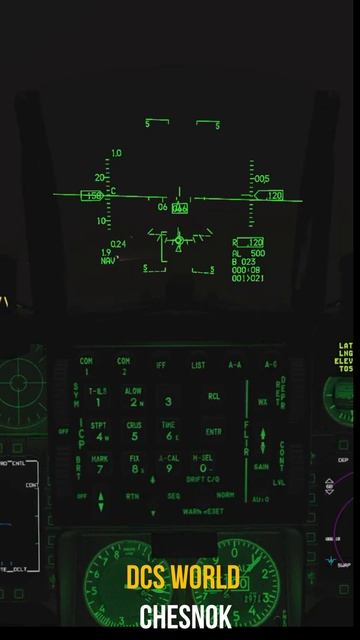 F-16CM Ночная посадка