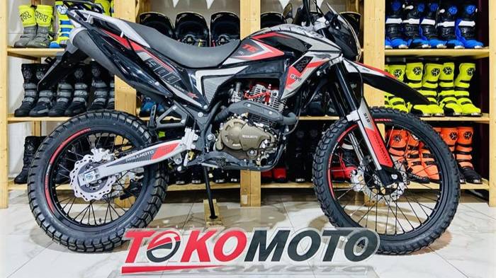 Мотоцикл Regulmoto TE 4 valve oil Черный-красный