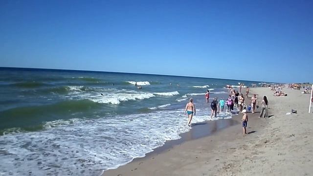 PLAYA EN YANTARNY. REGIÓN DE KALININGRADO