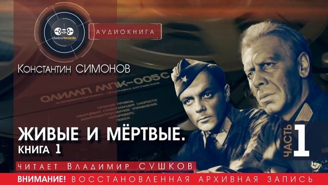 ЖИВЫЕ И МЁРТВЫЕ - книга 1 - часть 1 - Константин СИМОНОВ (читает Владимир СУШКОВ) | аудиокниги