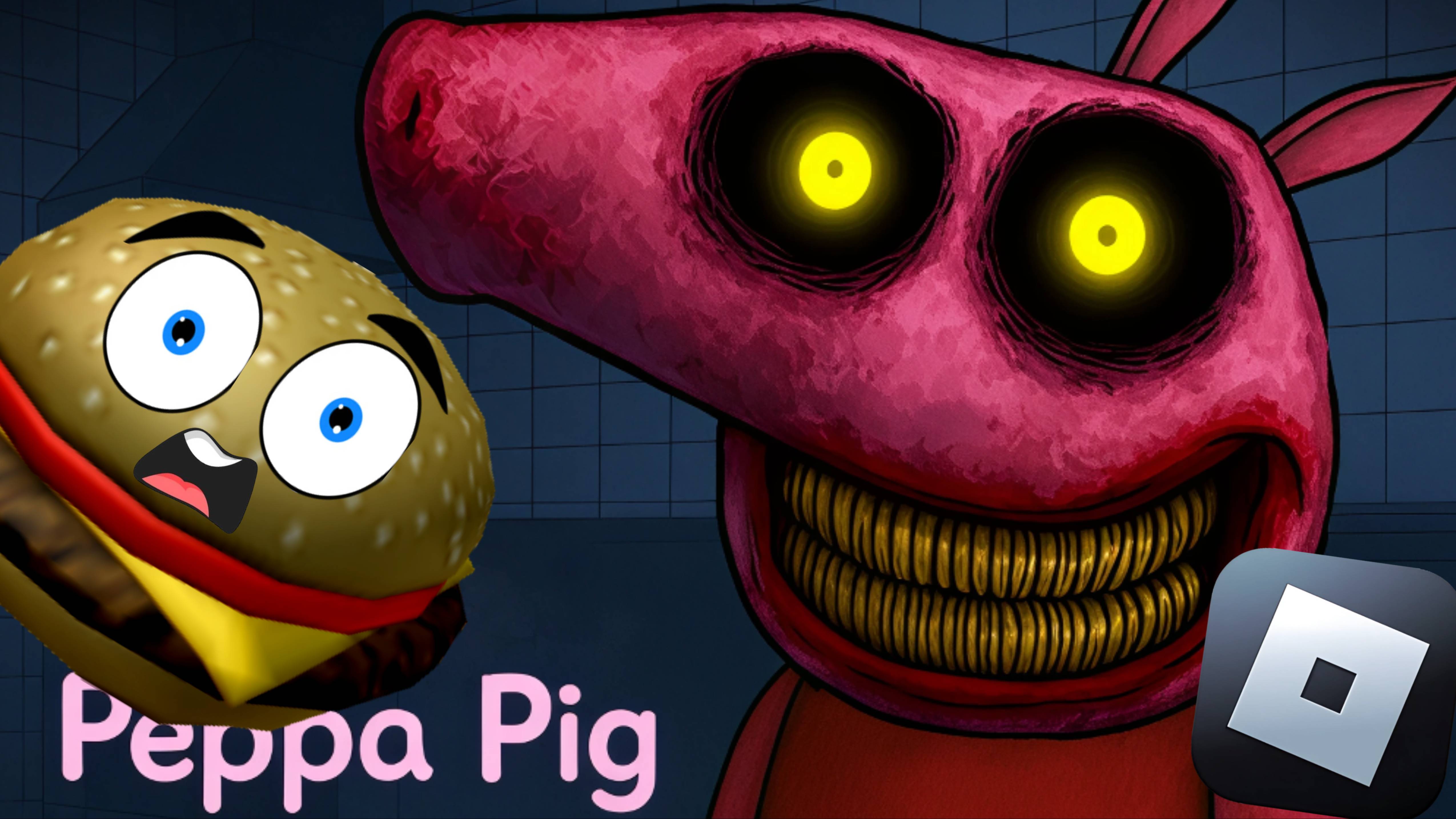 ГОТОВЛЮ БУРГЕРЫ, А СВИНКА ПЕППА ЕХЕ ХОЧЕТ СДЕЛАТЬ БУРГЕР ИЗ МЕНЯ ► Peppa Pig Horror в Roblox