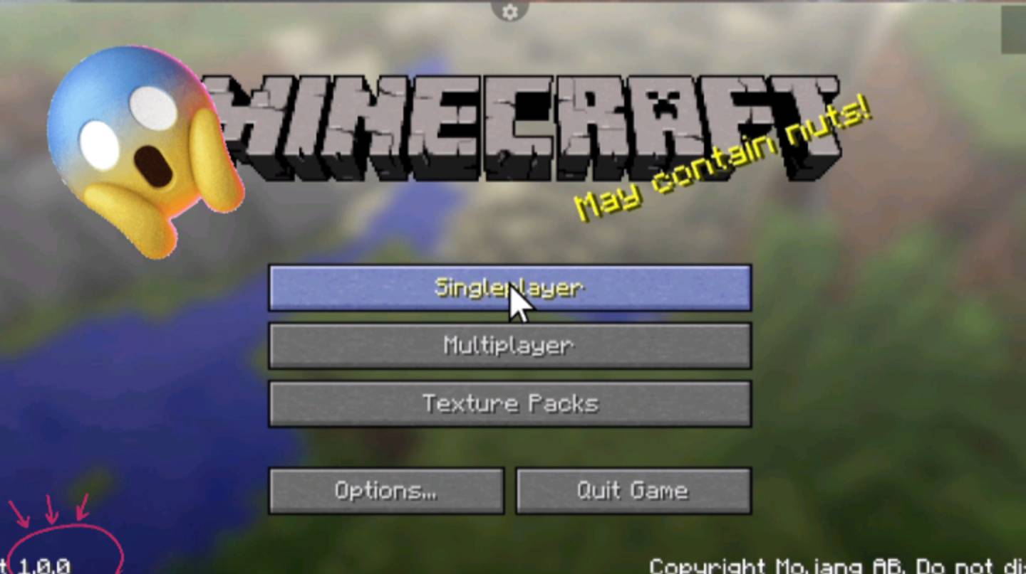 Я выжил на самой старой версии майнкрафта в minecraft | ДимА4 minecraft!