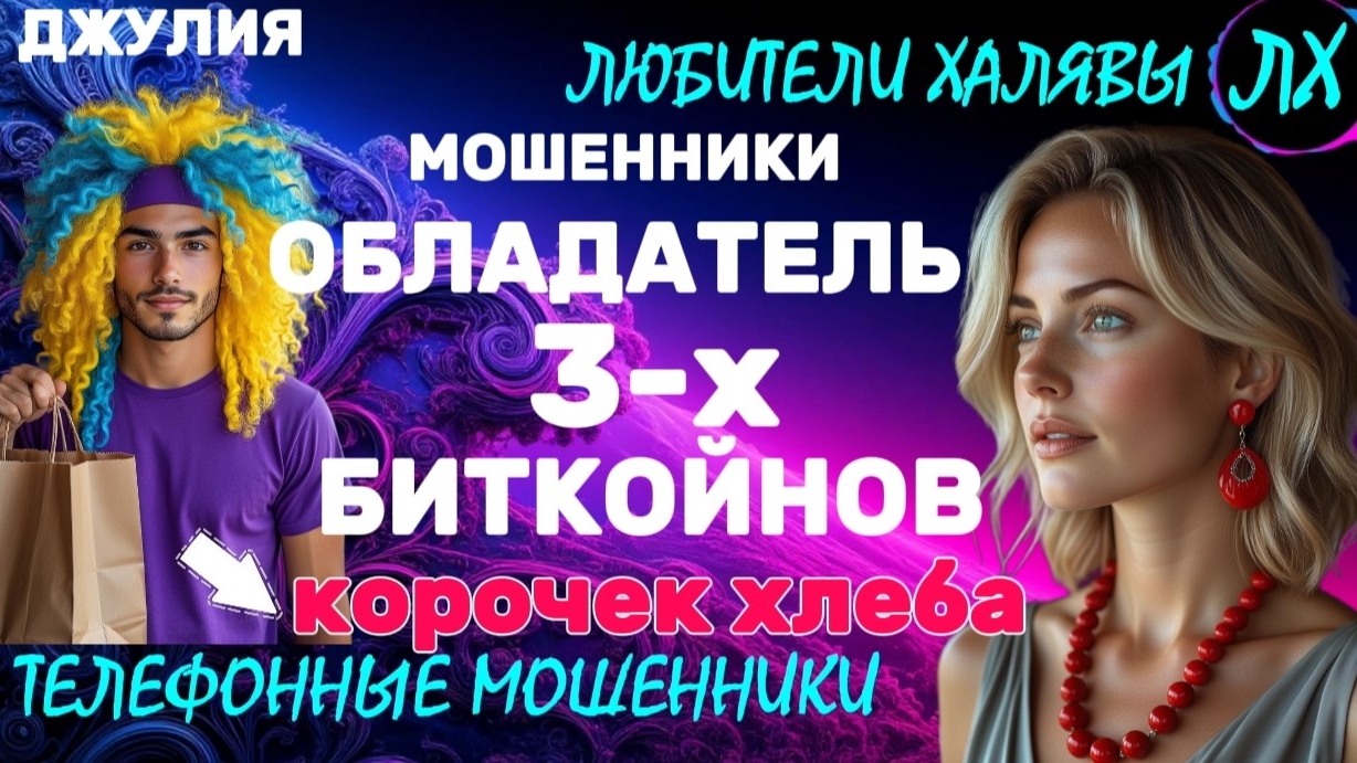 💫 ДЖУЛИЯ. ОБЛАДАТЕЛЬ ТРЁХ БИТКОЙНОВ | ТЕЛЕФОННЫЕ МОШЕННИКИ