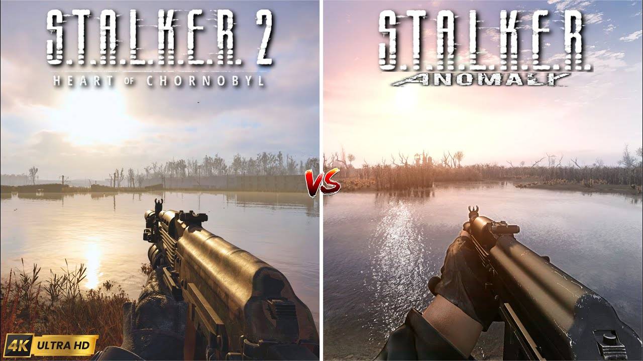 Stalker 2 vs Stalker Anomaly Gamma - Graphics and Details Comparison