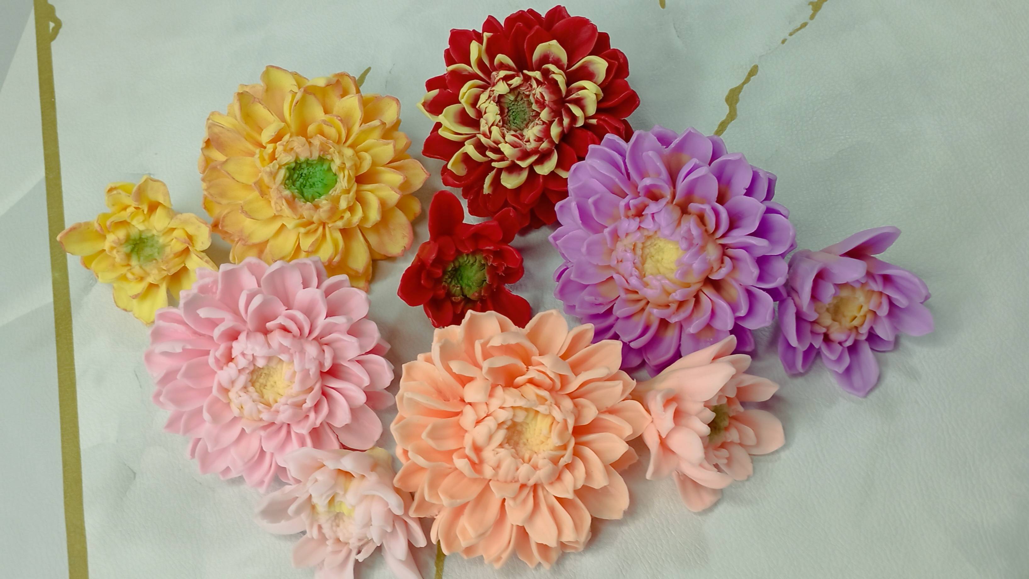 Заливка георгина "Восторг"  от Мыльной вечеринки. Какие были проблемы.