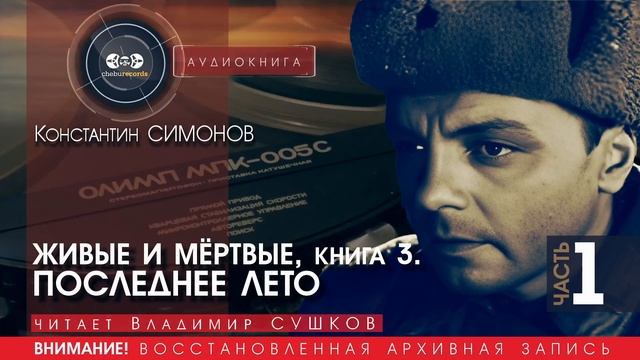 ЖИВЫЕ И МЁРТВЫЕ - книга - 3. Последнее лето - часть 1 - Константин СИМОНОВ (читает Владимир СУШКОВ)