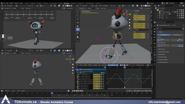 13 Walk Cycle (Robot)