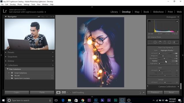 Как создать модный эффект тёплого света в Lightroom и Photoshop