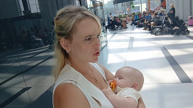 Приземление самолета в Новосибирске. Рейс Бишкек-Новосибирск. Аэропорт Толмачево